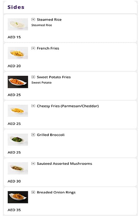 Menu at Al Rahala Restaurant - Bin Majid Beach Hotel, Ras Al-Khaimah