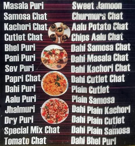 Santosh Chat House Menu, Menu for Santosh Chat House, Infantry Road ...