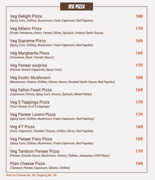 Menu of Teapsy Cafe, Manpada, Thane West, Thane