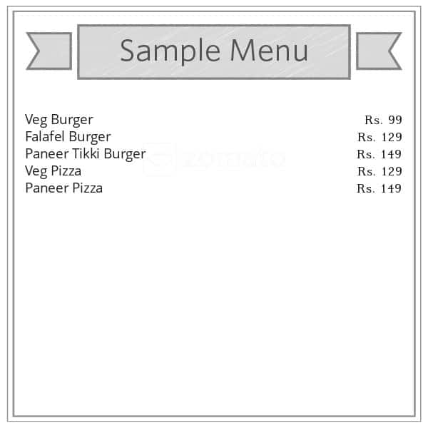 Menu of Vintage Café, Mira Road, Mumbai