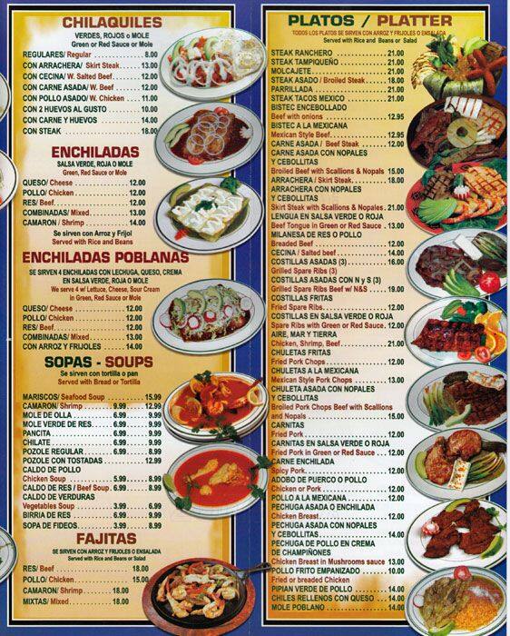 Menu at Toro Bravo restaurant, New York City, Roosevelt Ave