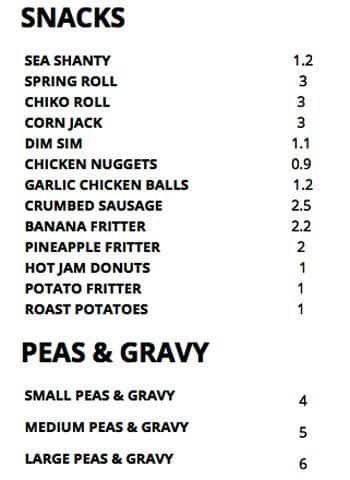 Menu at Colonel Chicken Shop fast food, Colonel Light Gardens