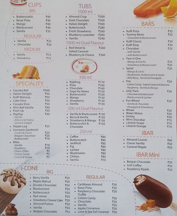 Menu at HAP daily, Pune, S 95