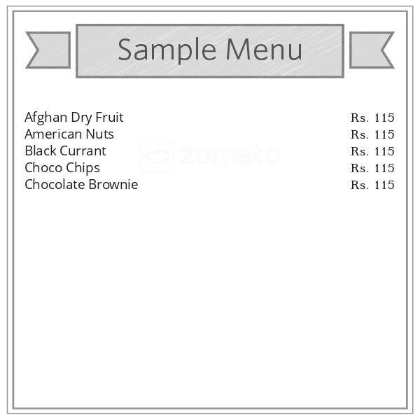 Menu at Amul, Chennai, 4 Velachery Main Road