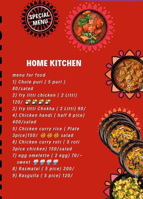 Menu of Home Kitchen Service, Wagholi, Pune