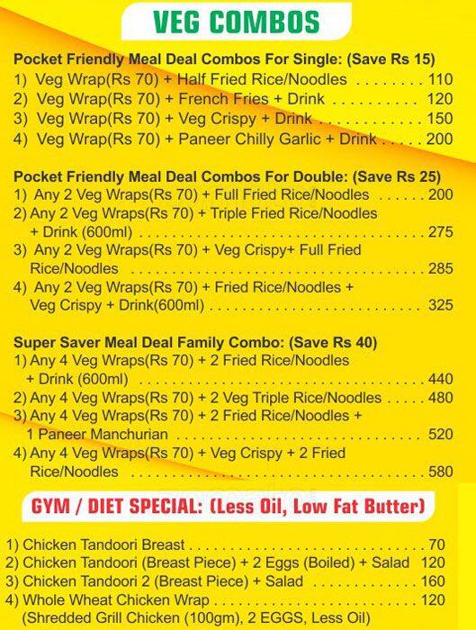 Menu at Mr. Hungry, Mumbai, Shop # 13