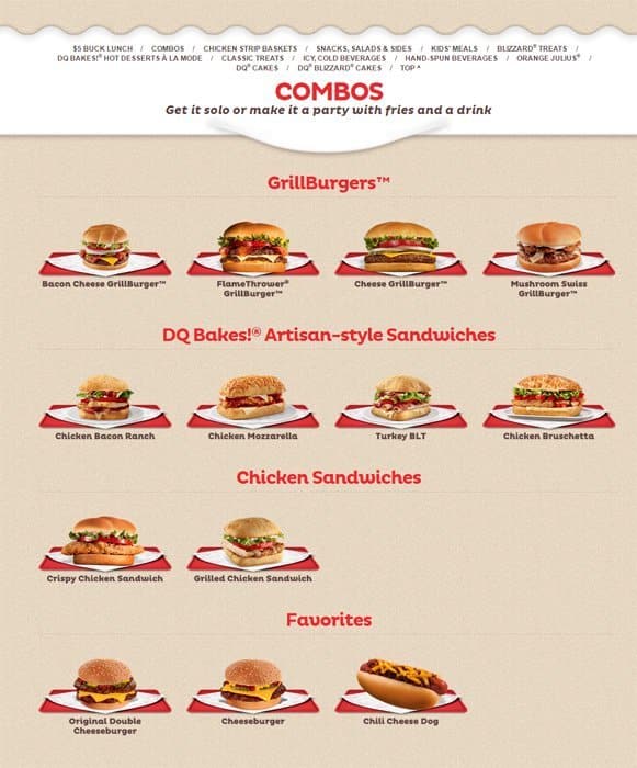 Menu at Dairy Queen fast food, Houston, W Little York Rd