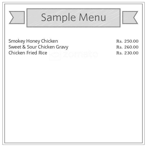 Menu of The Monk, Manpada, Thane West, Thane