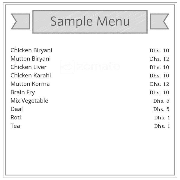 Sarhad Menu, Menu for Sarhad, Industrial Area, Sharjah - Zomato