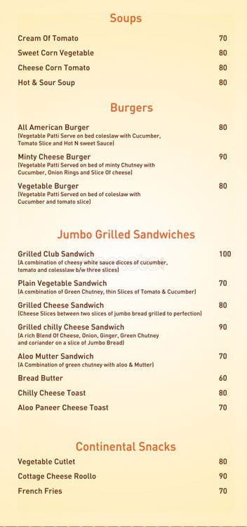 Menu at Dadus, Hyderabad, 36 Square