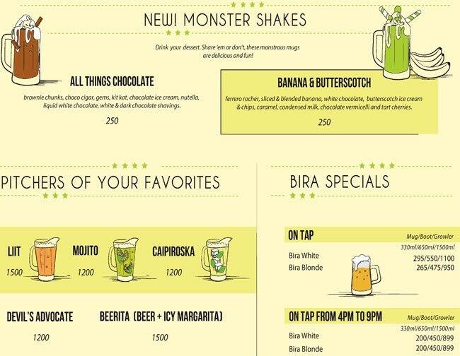 212 All Day Cafe & Bar Menu - Zomato