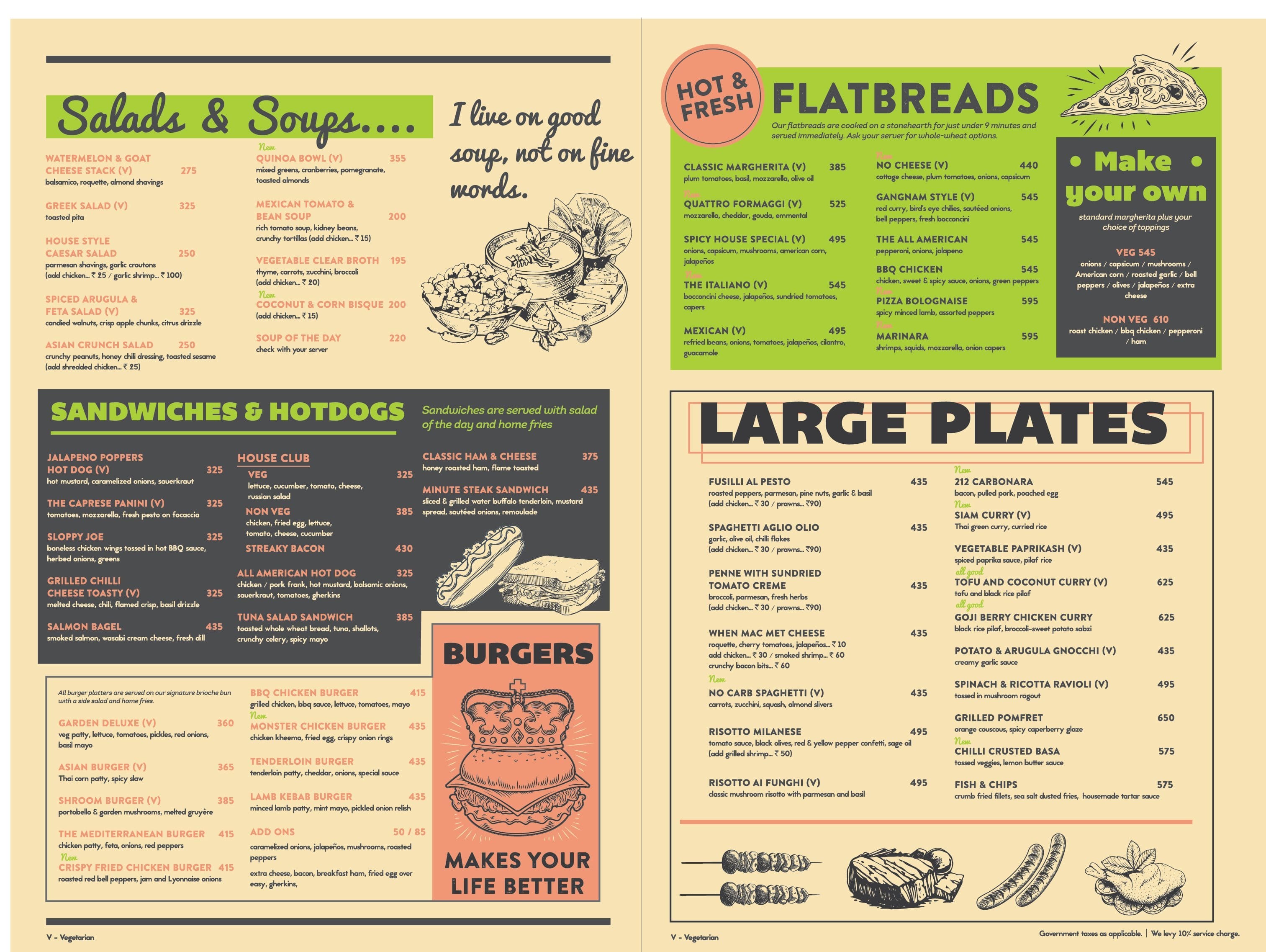 Menu at 212 All Day Cafe, Pune