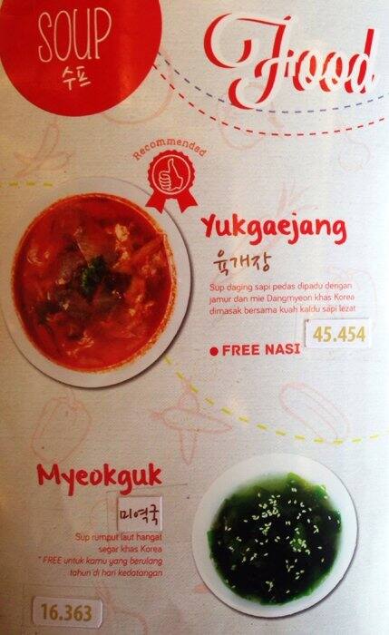 Daebak Fan Cafe Menu, Menu for Daebak Fan Cafe, Kelapa Gading, Jakarta ...