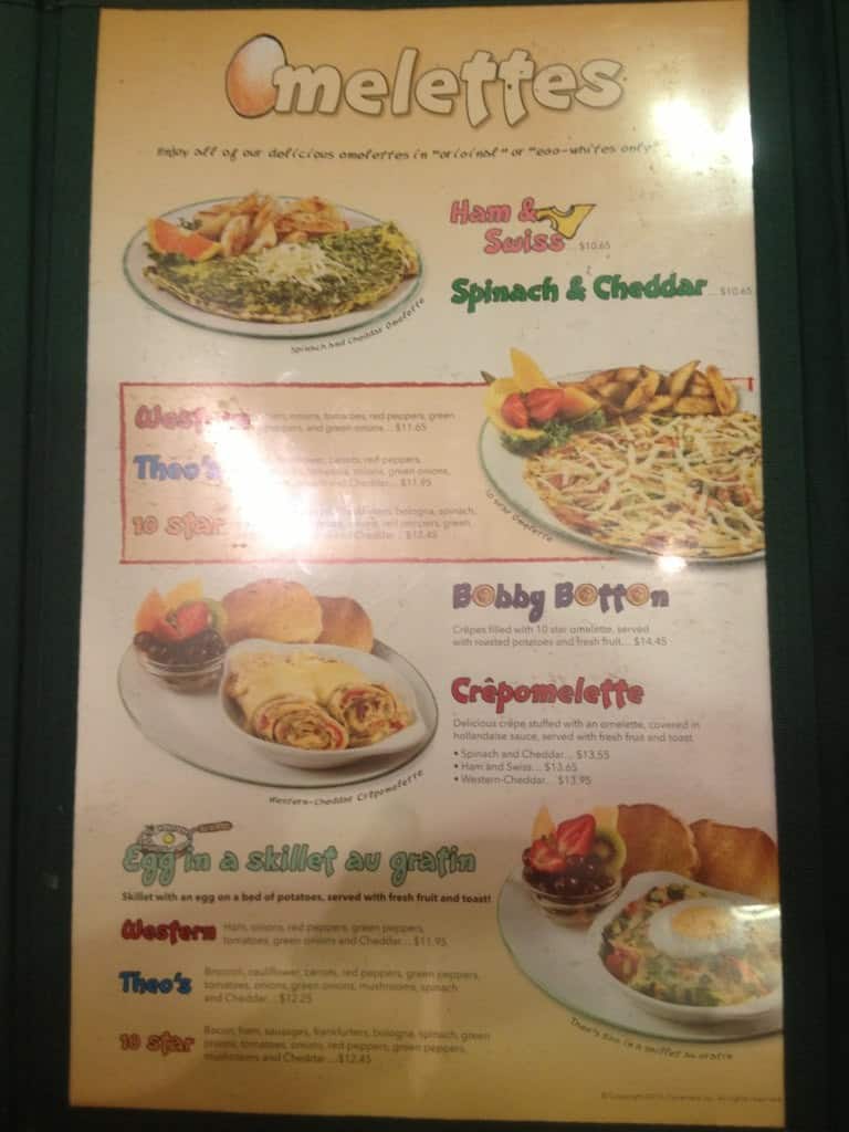 Menu at Cora Breakfast and Lunch restaurant, Edmonton, - 178 Street NW