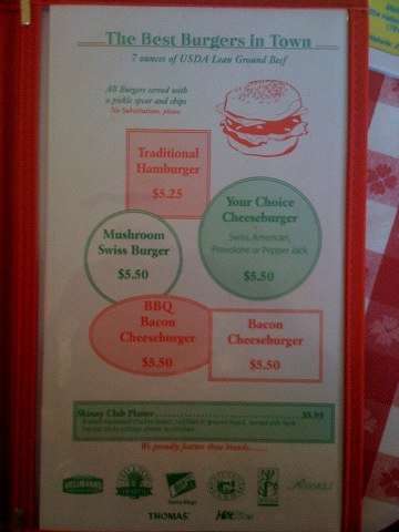 Menu at Meloni's Restaurant, Uniontown