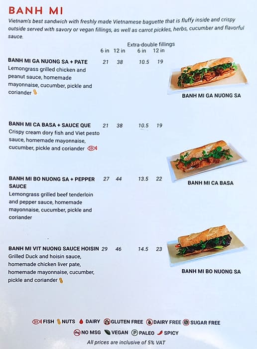 Menu at Vietnamese Foodies - Nakheel Mall restaurant, Dubai, 447Q+CQ ...