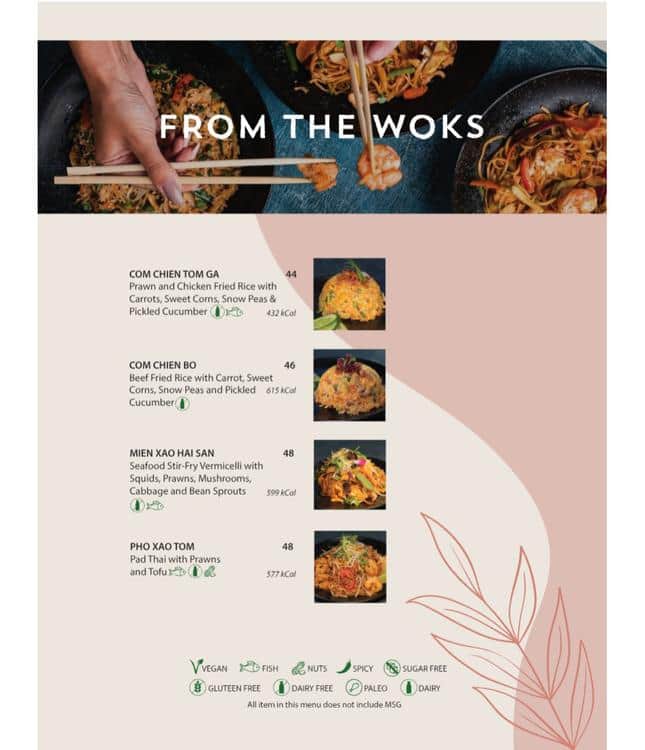 Menu of Vietnamese Foodies, DAMAC Hills, Dubai