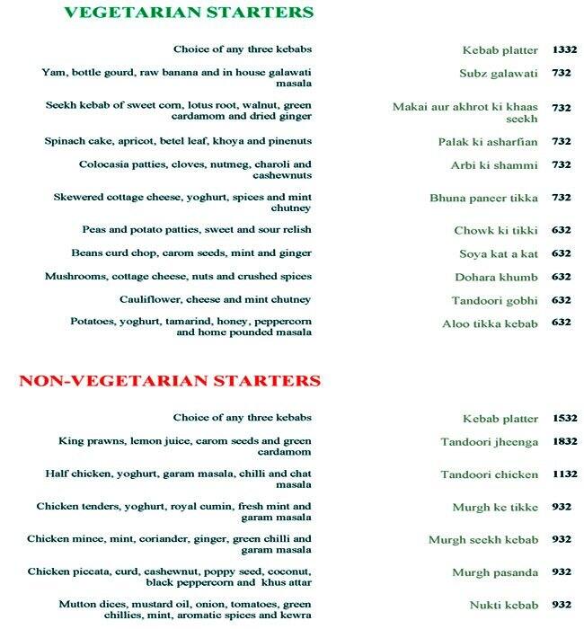 Dilli 32 - The Leela Ambience Convention Hotel Menu - Zomato