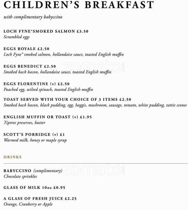Menu at Loch Fyne Restaurant & Bar London, London, 77 Gracechurch St