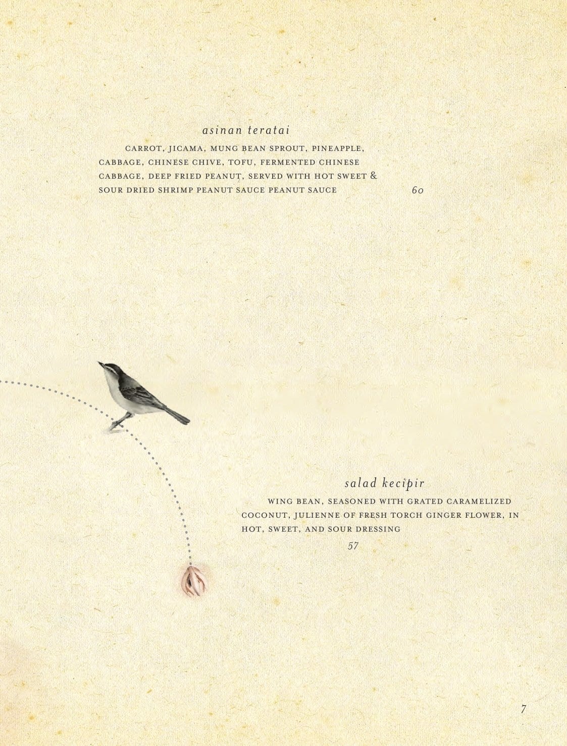 Menu at Bunga Rampai pub & bar, Jakarta, Jl. Teuku Cik Ditiro no. 35