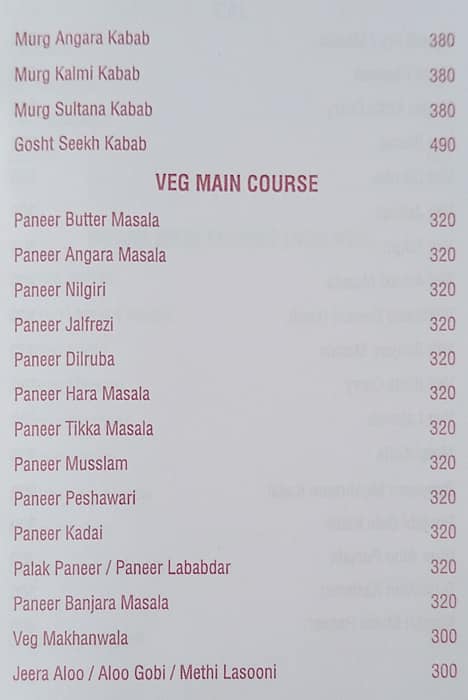 Menu at Rahul Restaurant and Bar, Pune, Westend Riverview Apartment