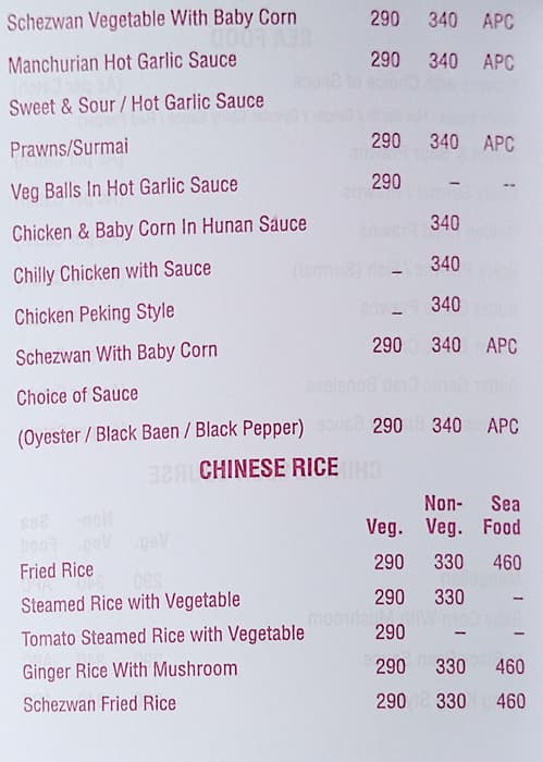 Menu at Rahul Restaurant and Bar, Pune, Westend Riverview Apartment
