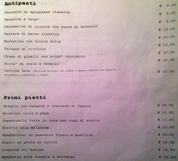 Deus Cafè Menu,Menú para Deus Cafè, Isola, Milano - Zomato Italia