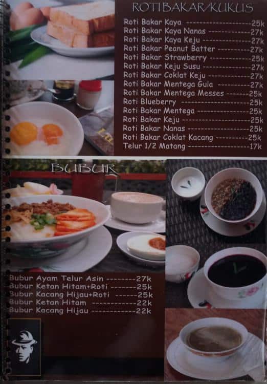 Menu at Papa Ong cafe, Tangerang, Jl. Kapten Soebijanto Djojohadikusumo