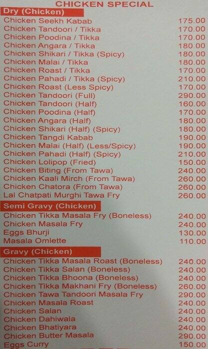 Tawa Dawat Menu, Menu for Tawa Dawat, Navrangpura, Ahmedabad - Zomato