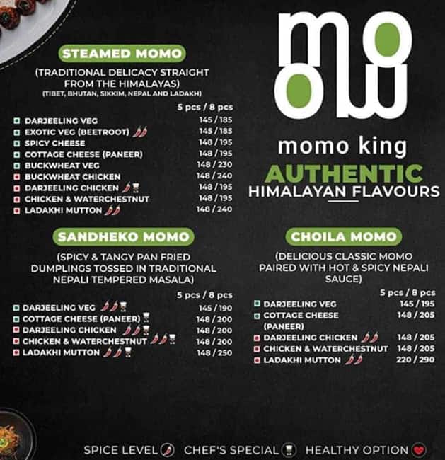 Menu at Momo King, Gurugram, B1/B Near Signature Towers