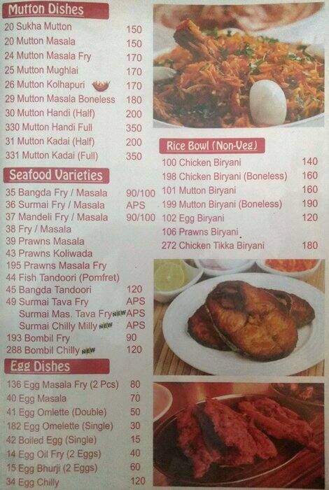 Triveni Restaurant and Bar Menu - Zomato