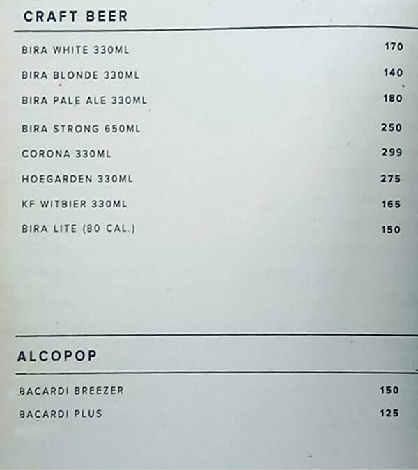 Menu at Chin Lung, Bengaluru, 30