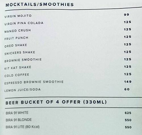 Menu at Chin Lung, Bengaluru, 30