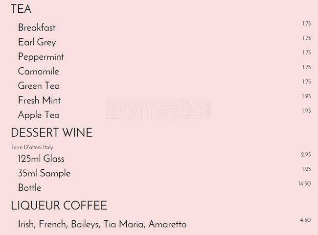 Menu at Isot Restaurant - Radlett, Radlett