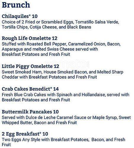 Menu at Canyon Grille restaurant, Lakeway