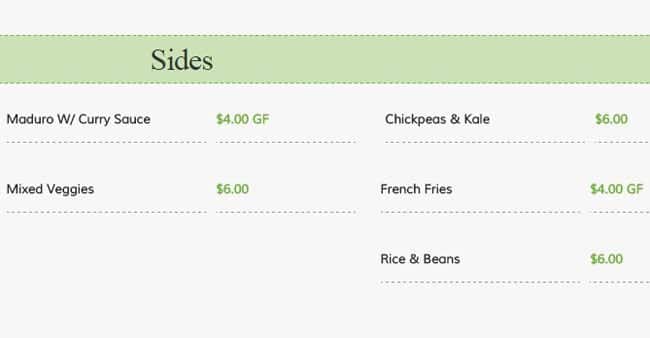 Menu at VSPOT Express: Latin Vegan Munchies & Comedy restaurant, New ...