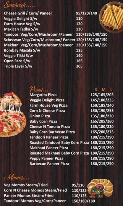 Menu of Pizzeria, Ayodhya Nagar, Nagpur
