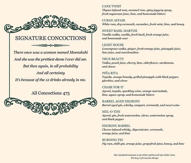 The Bier Library Menu, Menu podniku The Bier Library, Koramangala 6th ...