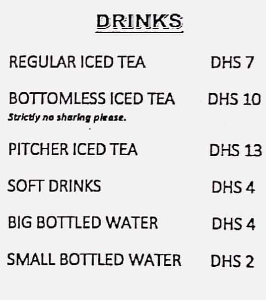 Menu at HARI NG Lechon Manok cafeteria, Abu Dhabi