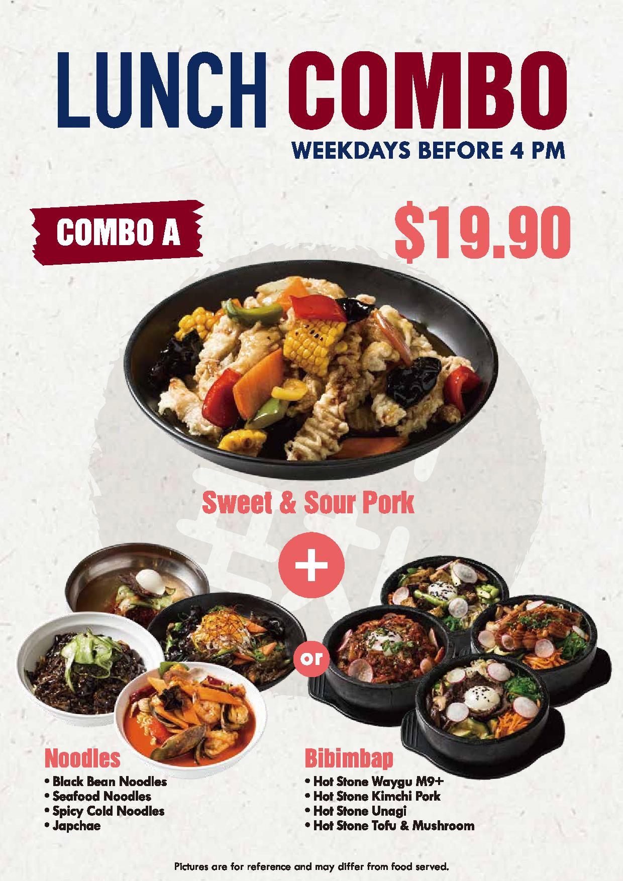 Menu at Oppa Pocha restaurant, Hurstville