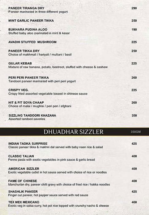Menu at Seven Spices - Multi Cuisine Restaurant, Ahmedabad