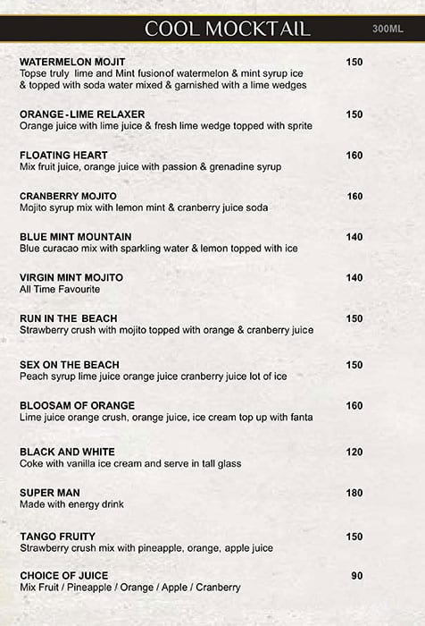 Menu at Seven Spices - Multi Cuisine Restaurant, Ahmedabad