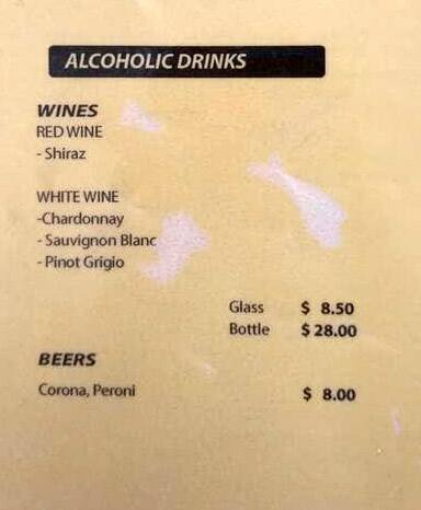 Menu at Cafe n Addictions, Ivanhoe