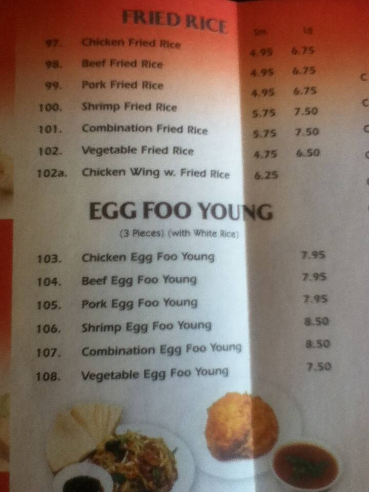 Menu at China Wok restaurant, Bessemer, Parkwood Rd #111