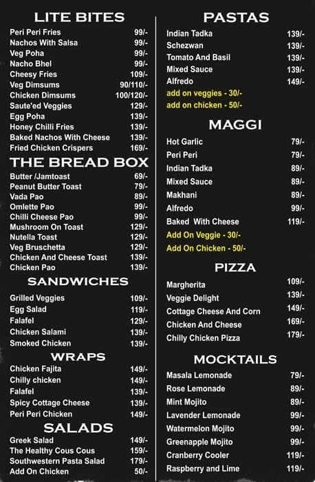 The Chai Story Menu, Menu for The Chai Story, Naraina, New Delhi - Zomato