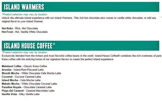 Menu at Bahama Buck's - New Braunfels pub & bar, New Braunfels, 804 N