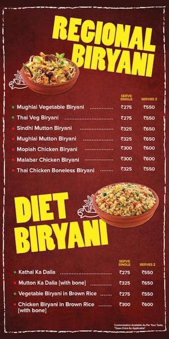 Biryani Queen Menu, Menu for Biryani Queen, Naraina, New Delhi - Zomato