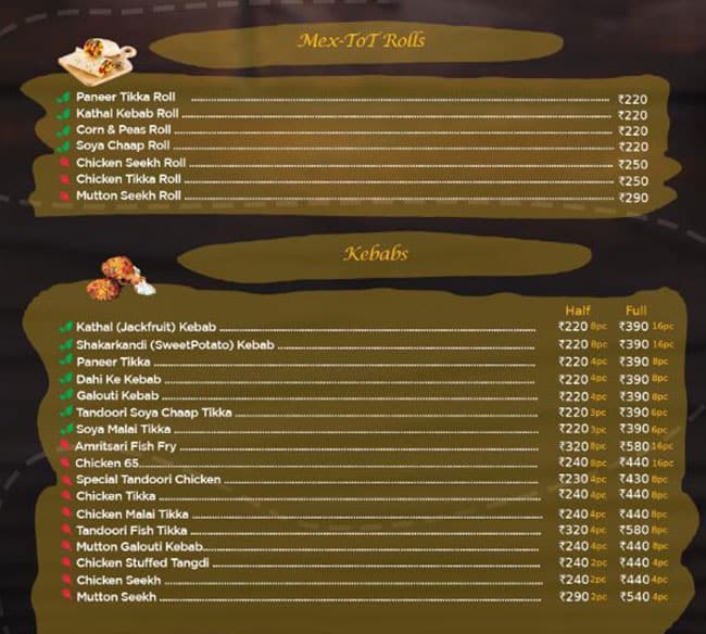 Menu of Biryani Queen, Sector 29, Gurgaon