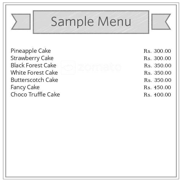 Menu of Daily Fresh Bakery, Loni, Ghaziabad