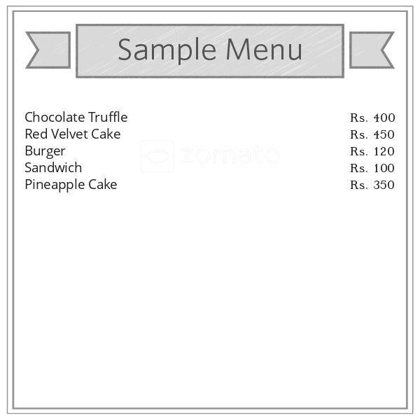 Menu of Baker's Den, New Town, Kolkata